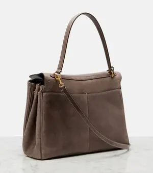 Balenciaga Rodeo Medium Leather Tote Bag - Brown