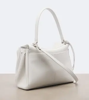 Balenciaga Rodeo Medium Leather Tote Bag - White