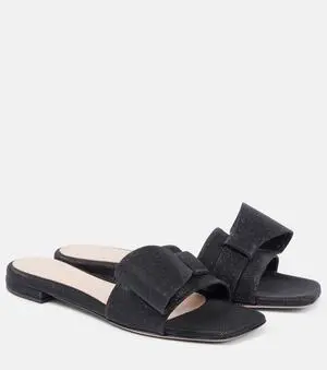 GIANVITO ROSSI Bow Slides
