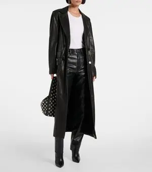 AGOLDE 90's Pinch Waist High-rise Straight Pants - Black