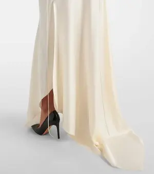 Victoria Beckham Floral-appliqué Gown