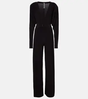 Norma Kamali Belted Jumpsuit - Black