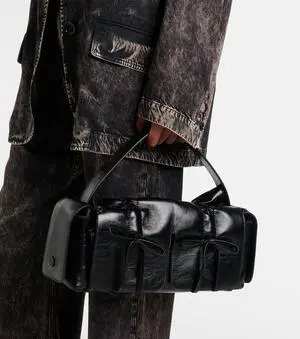 Acne Studios Bow-detail Leather Tote Bag