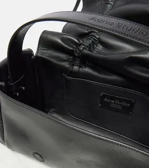 Acne Studios Bow-detail Leather Tote Bag
