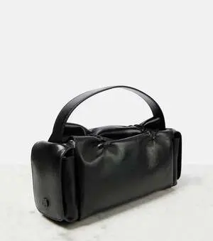 Acne Studios Bow-detail Leather Tote Bag