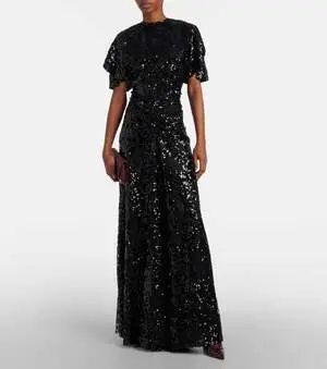 Victoria Beckham Sequined Gown