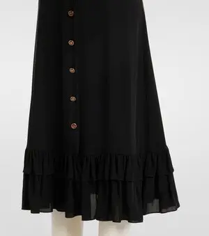 Valentino Garavani Silk Georgette Midi Dress