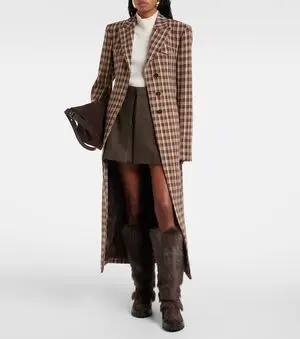 GIANVITO ROSSI Maverick Shearling And Suede Boots