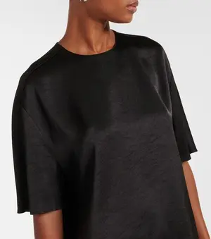 Vince Satin T-shirt - Black