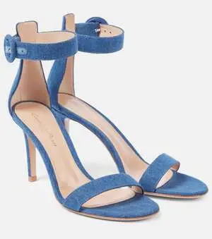 GIANVITO ROSSI Portofino 85 Sandals - Blue