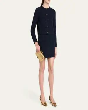 Bottega Veneta Knot Padded Clutch - Gold Muse