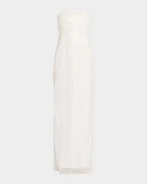 Simkhai SIMKHAI Reign Strapless Gown - White
