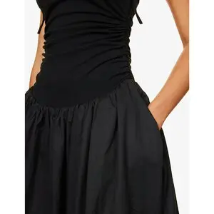 AMY LYNN Alexa Spaghetti-strap Maxi Dress - Black