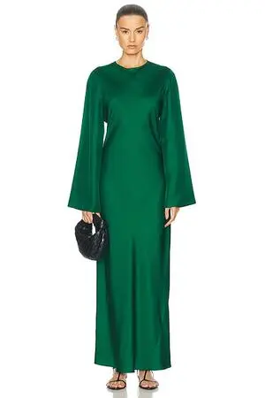 RÓHE Minimal Wide Sleeved Silk Dress