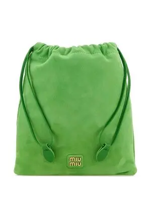 Miu Miu Suede Pouch - Mela