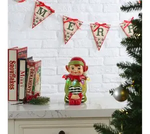 MR. CHRISTMAS 9 In. Nostalgic Ceramic Figure Lf