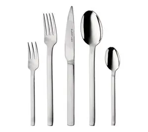 BERGHOFF Essentials Essense 60pc Flatware Set, Erves 12 - One-color