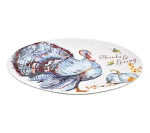 TEMP-TATIONS As Is Thanks & Giving 18serving Platter - One-color