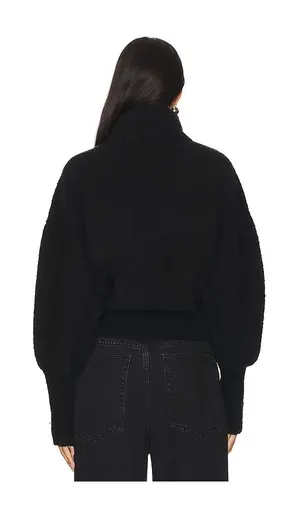 GRLFRND X Emily Gemma Elya Turtleneck Sweater - Black