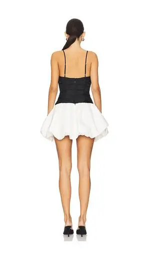 Line & Dot Nohemi Ruffled Crepe Mini Dress