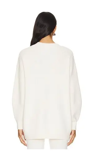 525 America Evelyn Asymmetrical Luxe Oversized Cardigan