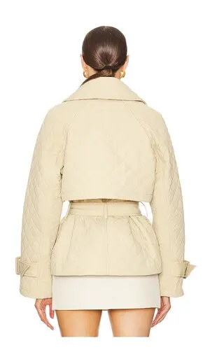 L'academie Abbey Quilted Double-breasted Jacket
