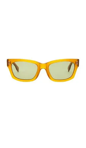 DECADE EYEWEAR Milton Square Sunglasses - Butterscotch