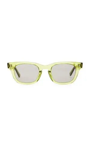 DECADE EYEWEAR Earl Square Sunglasses - Crystal Green