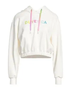 Duvetica Sweatshirt In Polyester, Cotton, And Polyurethane - White