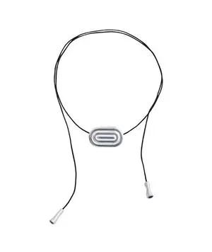 LOUIS ABEL Maze Cord Necklace - Silver