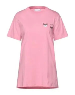 Chiara Ferragni Round Neck T-shirts For Women