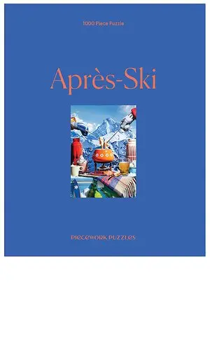 PIECEWORK Apres Ski 1,000 Piece Puzzle - Blue