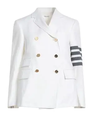 Thom Browne Button Detailed Outerwear For Women