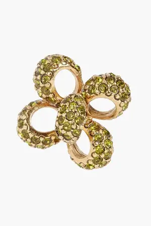 Oscar De La Renta Crystal Earrings