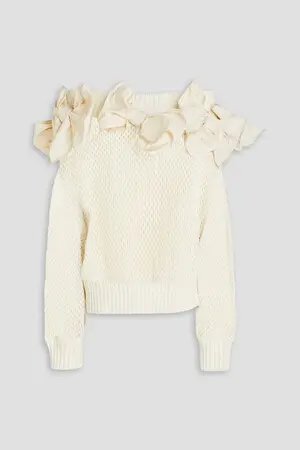 Oscar De La Renta Frill Sweaters For Women