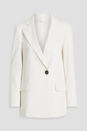 Oscar De La Renta Wool-blend Twill Blazer