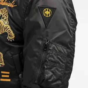 MAHARISHI Nekomata Tiger Ma1 Flight Jacket