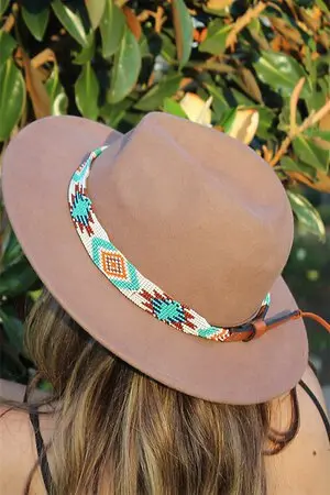 SAMBBOHO Leather Hatband