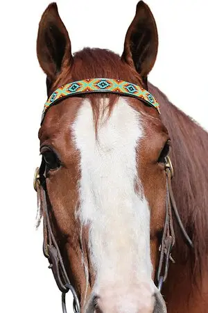 SAMBBOHO Beaded Horse Browband