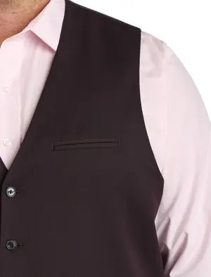 OAK HILL BY DXL Microstripe Vest
