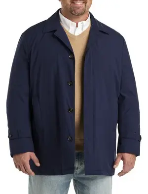 JV REFLEX Big & Tall All Weather Overcoat - Navy