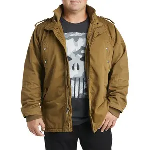 PX CLOTHING Big & Tall Patch & Welt Jacket - Rustic