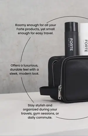 FORTE SERIES Santos Dopp Bag - Black