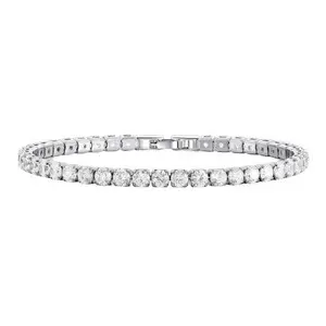 DONATELLO GIAN Round Cut Tennis Bracelet - Silver