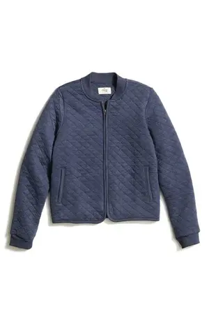 Marine Layer Corbet Quilted Bomber Jacket