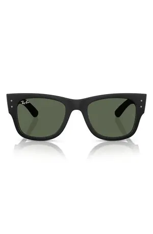 Ray-ban Mega Wayfarer Liteforce Square Sunglasses - Sand Black
