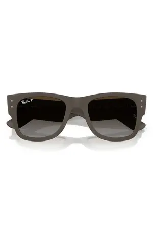 Ray-ban Liteforce 50mm Polarized Square Sunglasses - Brown Gradient