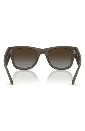 Ray-ban Liteforce 50mm Polarized Square Sunglasses - Brown Gradient