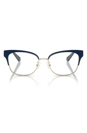 Tory Burch 52mm Cat Eye Optical Glasses - Navy
