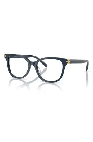 Tory Burch 51mm Square Eyeglasses - Navy